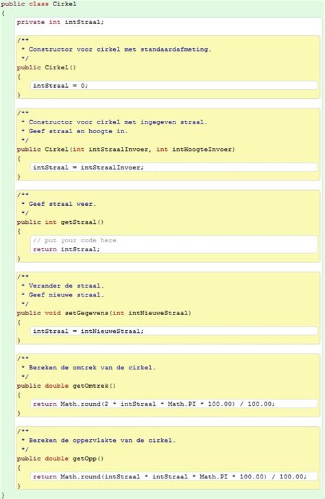 Object Georiënteerd Programmeren In Bluej Oplossingen Oefeningen Zelf
