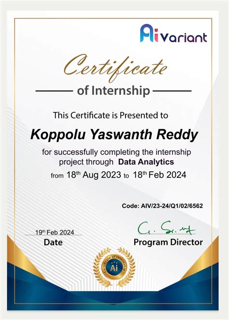 Yaswanth Reddy Koppolu On Linkedin Dynamic Data Analyst Intern With 6 Months Of Hands On