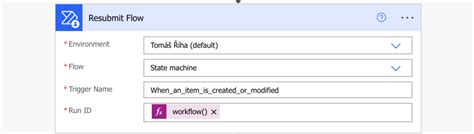 What Is Trigger Name In The Resubmit Flow Power Automate Action