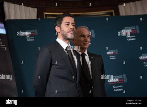 Manu Payet Alain Terzian Attending The Cesar 2018 Press Conference