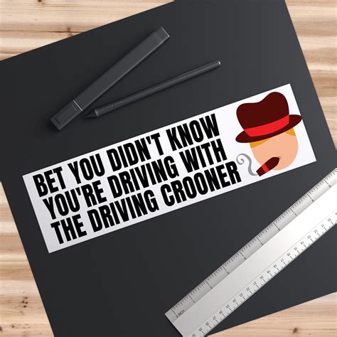 Itysl Driving Crooner I Think You Should Leave Bumper Sticker Funny Etsy