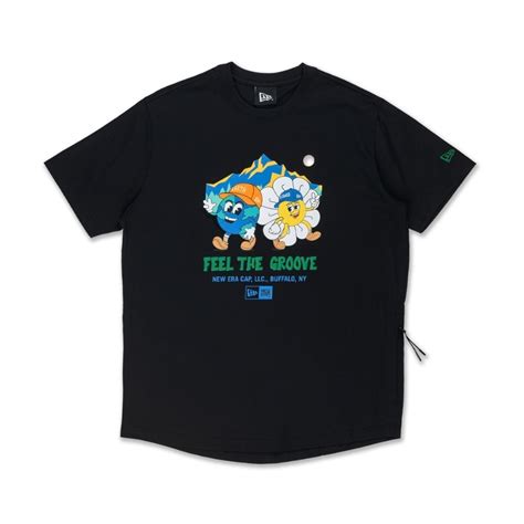 New Era เสื้อยืดแขนสั้นรุ่น New Era Outdoor Earth Day Black Short