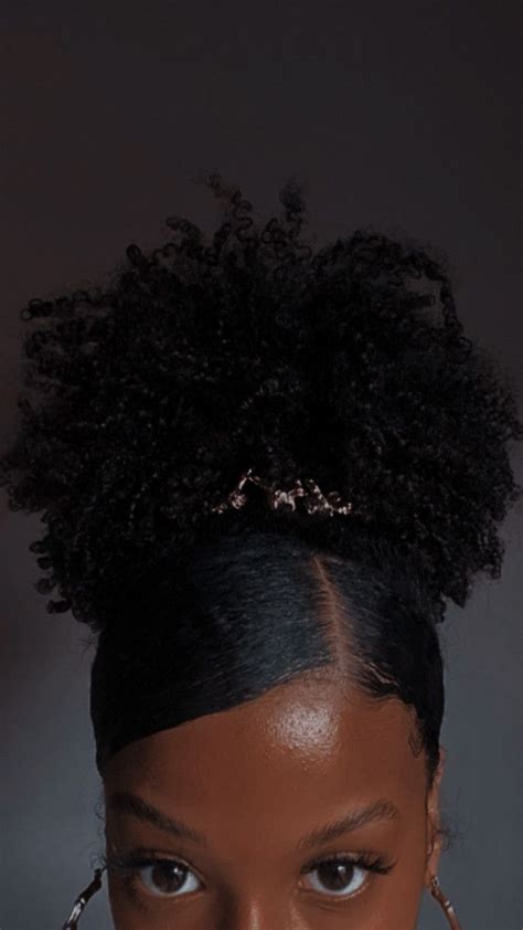 Pin By Monie On Aes┊women Natural Hair Styles Natural Hair Updo