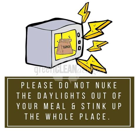 Microwave Clean Out Sign Printable Office Microwave Cleanout Rules