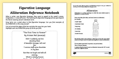 Alliteration Worksheets 6th Grade Pdf Alliteration Worksheets