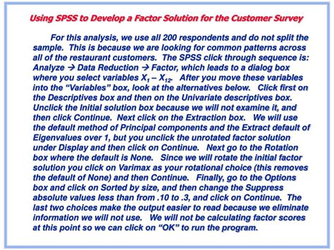 Ppt Chapter 3 Exploratory Factor Analysis Overview And Applications