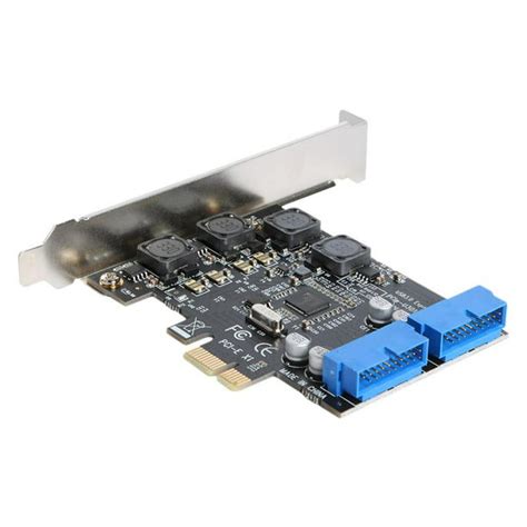 Adaptador De Pci E Frontal A 1920 Pines Tarjeta De Expansión Pci