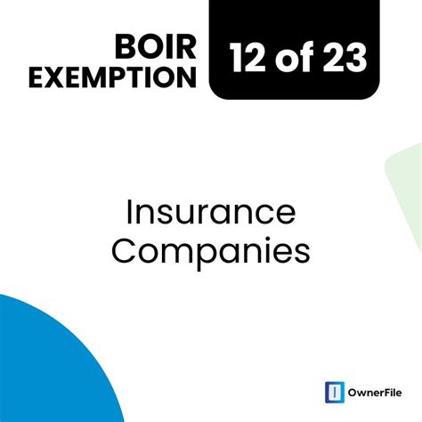 Ownerfile On Linkedin Exemption 12 Insurance Companies Dont Have To