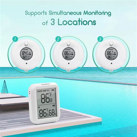 Inkbird Wireless Pool Thermometer Set For Swimming Pool Spas