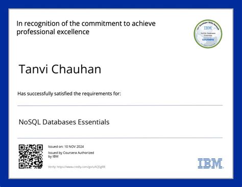 Tanvi Chauhan On Linkedin Nosql Databaseessentials Learningjourney