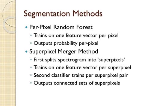 Ppt Detection And Segmentation Of Bird Song In Noisy Environments Powerpoint Presentation Id