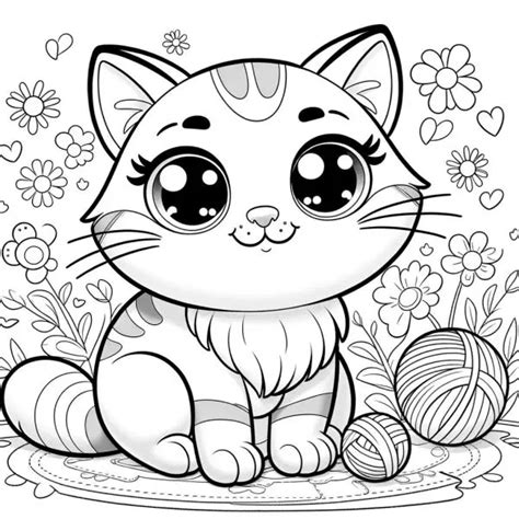 Bộ Tranh Tô Màu Mèo Simmy đáng Yêu Dành Cho Bé