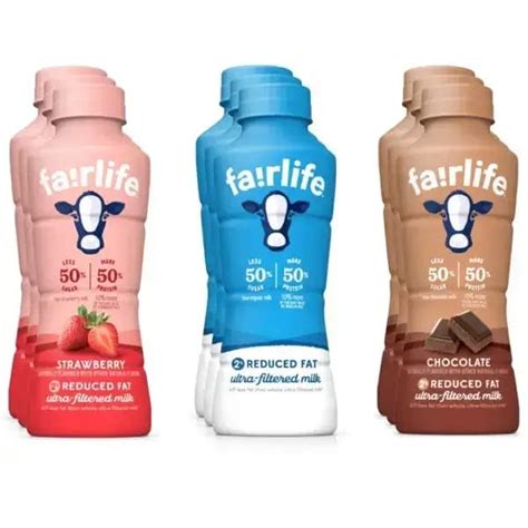 Enamel Statement Ring Fairlife 2 Reduced Fat Milk 6 Pack 14 Fl Oz