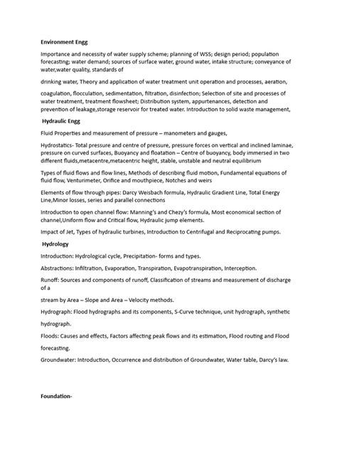 endsem syllabus pdf water hydrology
