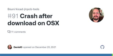 Crash After Download On Osx · Issue 91 · Bounikicad Jlcpcb Tools · Github