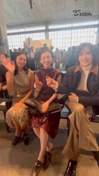 25ans（ヴァンサンカン） 榮倉奈々さん、飯豊まりえさん、町田啓太さん、nctジョンウさんが「トッズ」2025春夏コレクションショーに