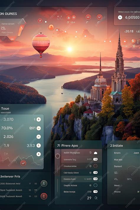 Premium Ai Image Travel Booking Platform Ui Mockup Design A Ui Mockup For A Travel Booking