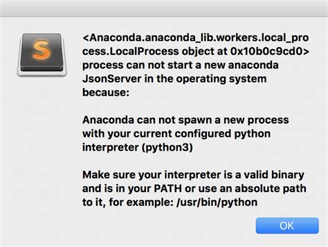 Python 3 X SublimeText3 With Python3 And Anaconda ST3 Plugin Stack