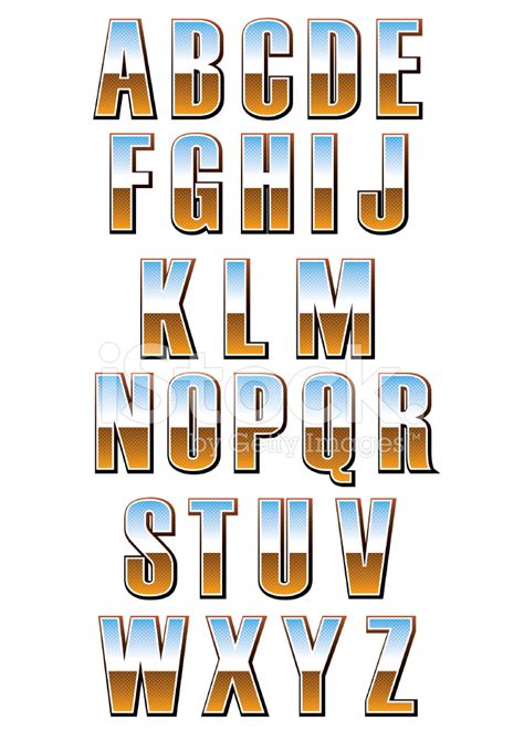 알파벳 일러스트 레이 션 스톡 벡터 Freeimages