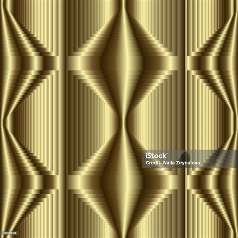3d 골드는 기하학적 벡터 원활한 패턴을 질감 황금 장식 추상 줄무늬 배경입니다 표면 패턴 지 오 메 칼 반복 배경 3d 텍스처 형상 생동감 있는 선과 모양 장식 0명에