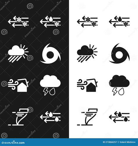 Draaiende Tornado Troebel Met Regen En Zonwindenergie Zwemmen In