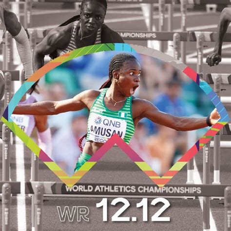 World Athletics C Ships Tobi Amusan Breaks World Record In M Hurdles Semis Claims Gold In