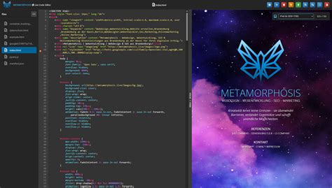 Github Metamorphosis Livemetamorphosis Visual Live Code Editor A