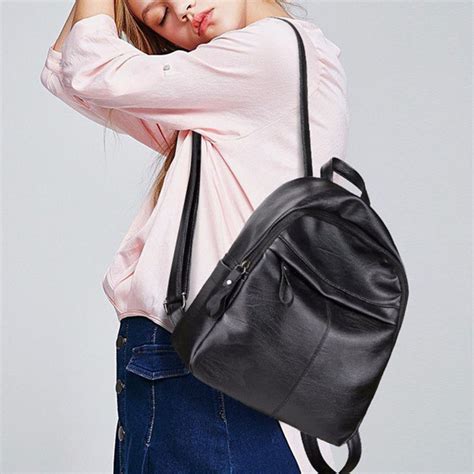 femmes sac à dos école sacs à dos en cuir Pu femme Grandado