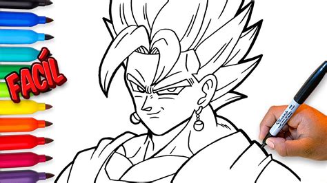 Cómo Dibujar a Vegito SSJ Blue Tutorial Fácil Paso a Paso YouTube