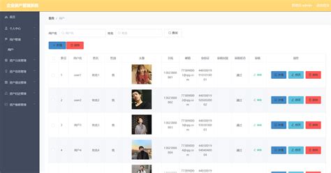 基于springbootvue实现的企业资产管理系统 代码 最代码