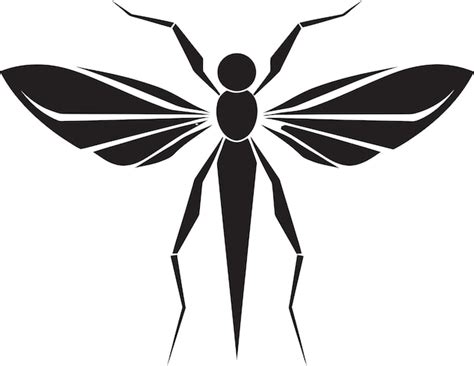 Premium Vector Bold Mosquito Vector Mark Graceful Mosquito Illustration