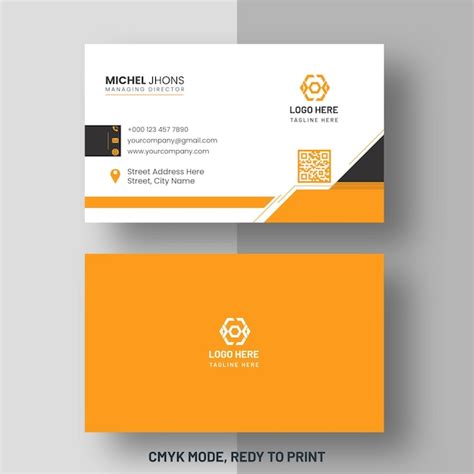 Premium Vector Yellow Card Design