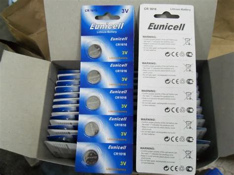 CR1620 lithium Battery 3V Button Cells AKA/equivalent BR1620 5009LC CR ...