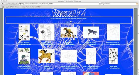 Dbz Gallery Css By Purapuss On Deviantart