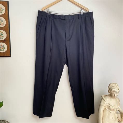 Santorelli Pants Santorelli Luxury Serge Virgin Wool Pleated