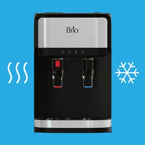 Brio 300 Series 3 Stage Stainless Steel Bottleless Countertop Water Co