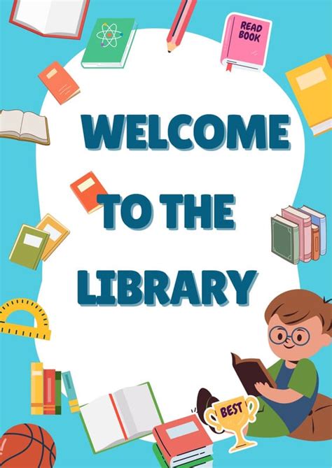 Free And Customizable Library Templates