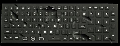 Typhoon™ Sealed Industrial Keyboard With Optional Mouse Miller