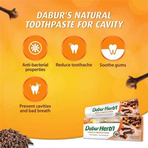 Dabur Herbal Cavity Protect Clove Toothpaste Saudi Arabia Dabur