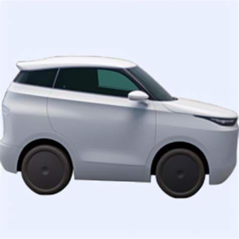 Premium Photo A Close Up Of A Small White Car On A White Background