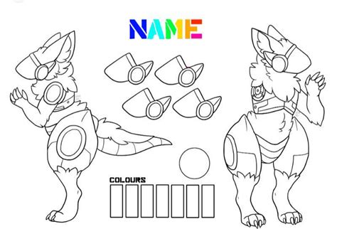 Protogen Template Etsy
