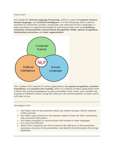 Nlp Pdf Speech Recognition Parsing
