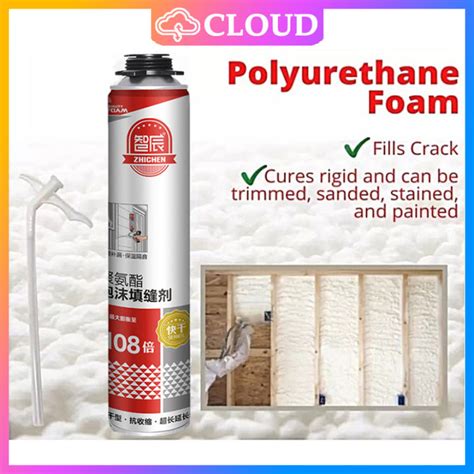 ML Polyurethane Spray Expanding Foam Spray Sealant Filling Wall Gaps Cracks Lazada PH