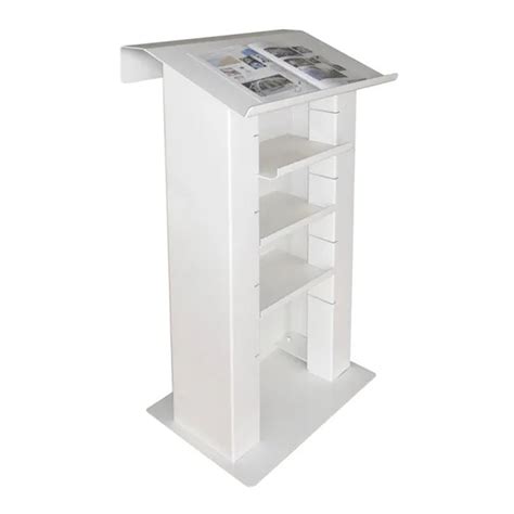 Sc Pro Cab Lectern Cabinet With 3 Shelves Silver