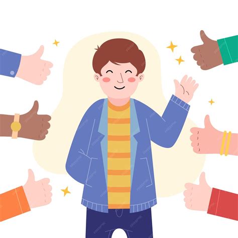 Illustration De Compliments Dessinés à La Main Vecteur Gratuite