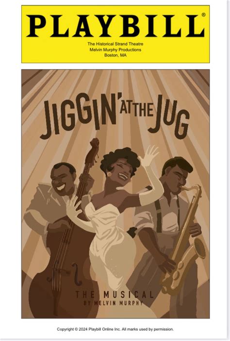 Jiggin At The Jug The Musical Play” Based In The 1930s With Old School Jazz Tickets Are Now