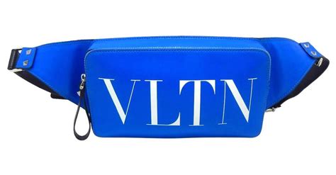 Valentino Garavani Vltn Blue Leather Ref1159617 Joli Closet