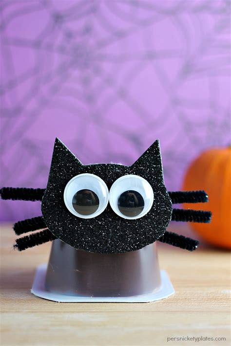 Black Cat Pudding Cups