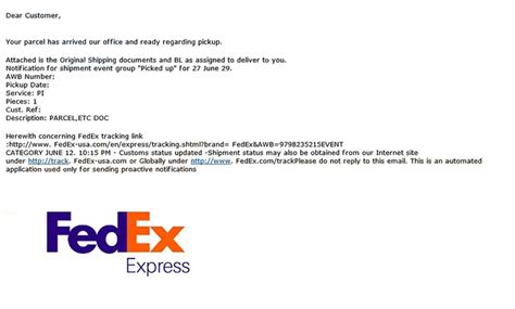 What Is Fedex Express Email Scam