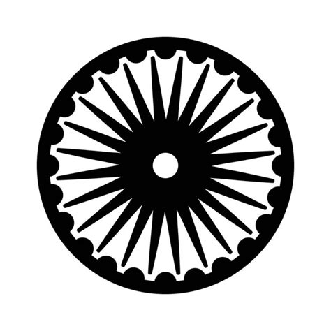 Ashoka Chakra Symbol Ashoka Chakra Symbol — Stock Vector © Jemastock